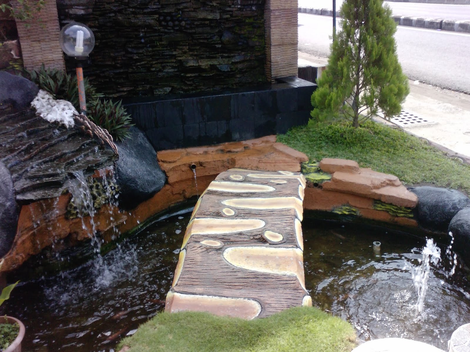 kolam air mancur,kolam ikan koi,kolam hias | LOVE GREEN