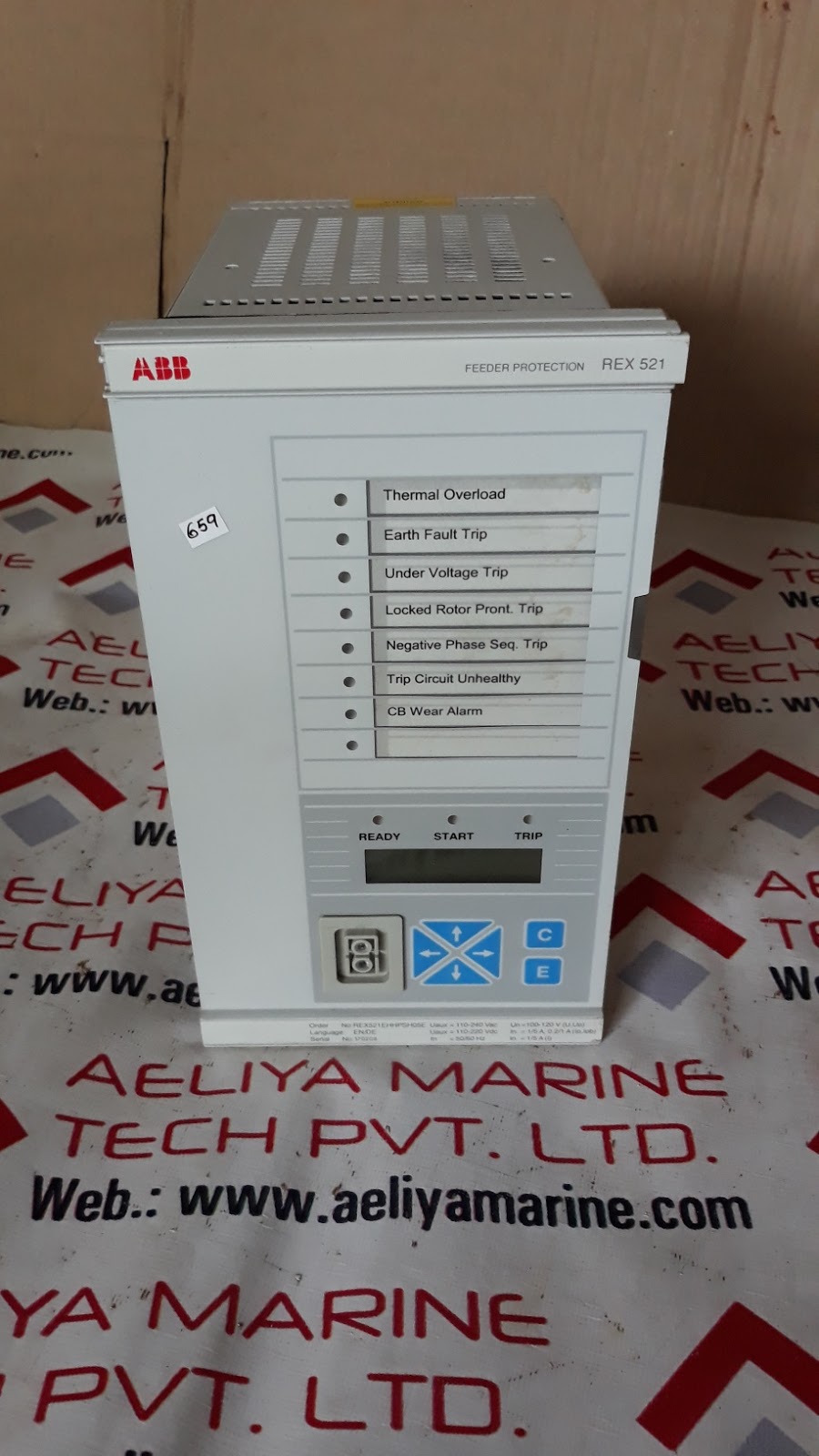 ABB REX 521EHHPSH05E FEEDER PROTECTION - Aeliya Marine