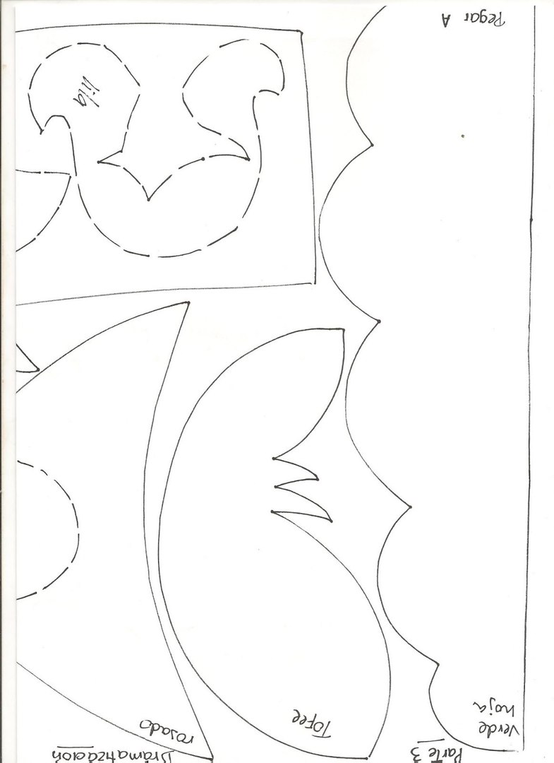 Molde de castelo de princesa em eva para imprimir