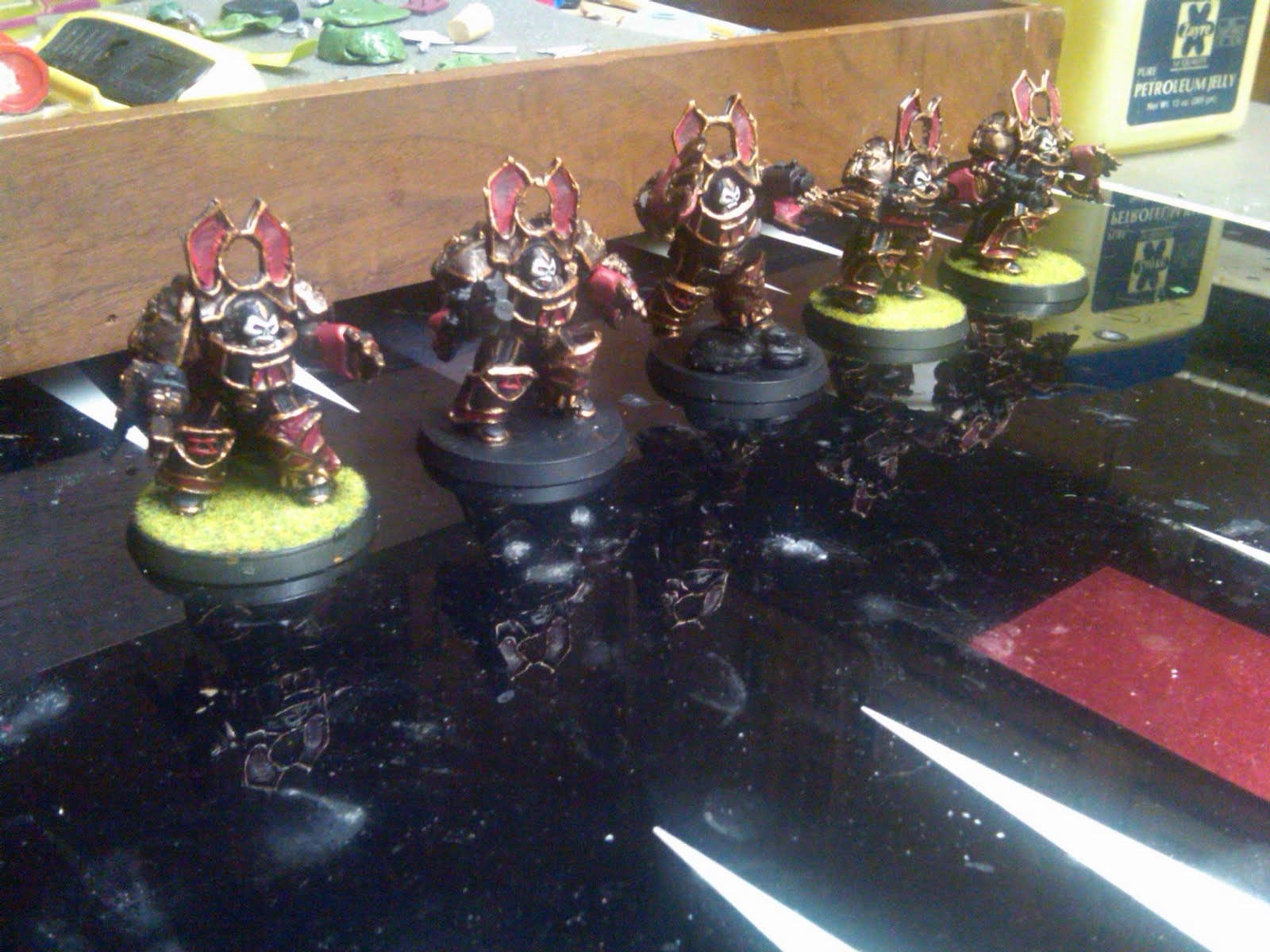 Hellz Realm (Warhammer 40k): Khorne Terminators... almost complete...