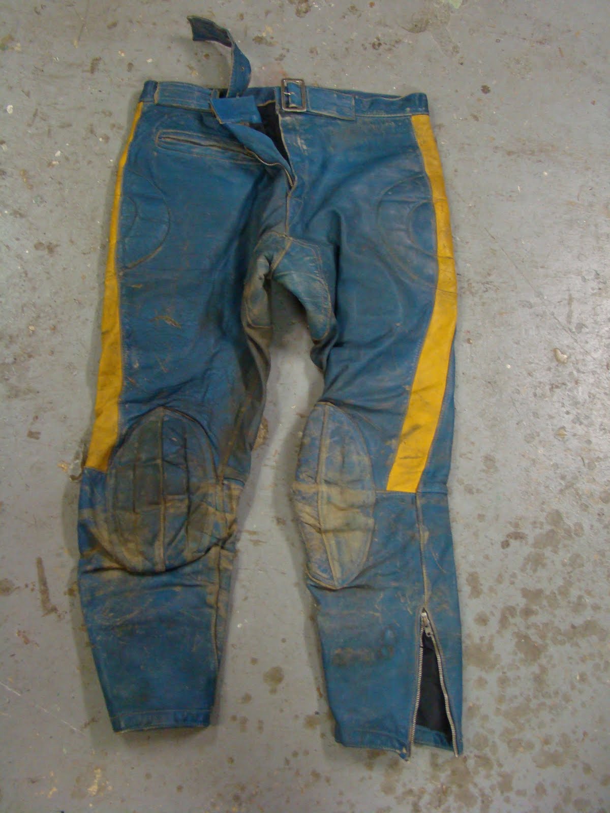 The World of JEK: Vintage Leather Jofa (?) Motocross Pants, Jofa Chest ...