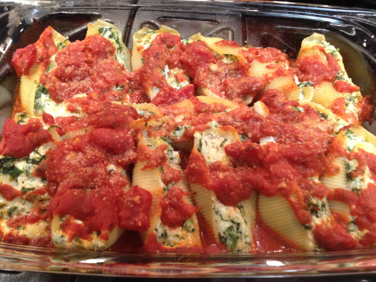 ALL RECIPES: SPINACH & RICOTTA STUFFED SHELLS