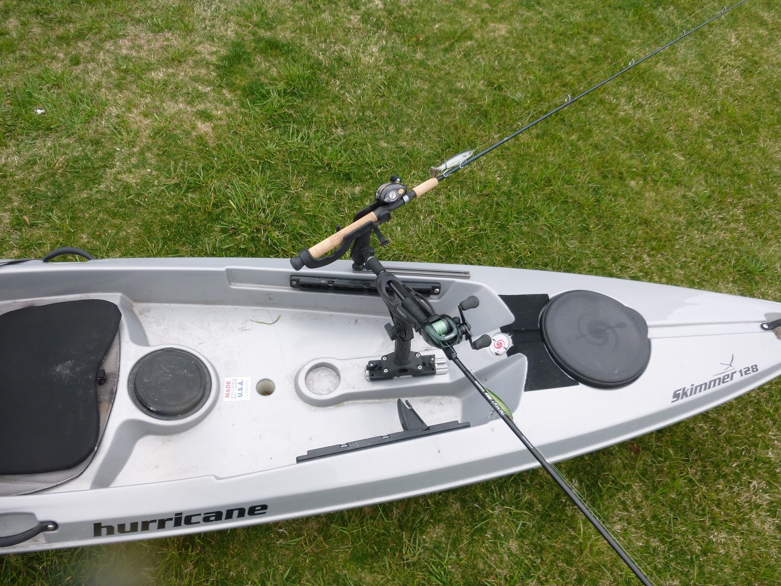 Coastal Kayak Fishing: Simple Hurricane Skimmer 128 Rigging