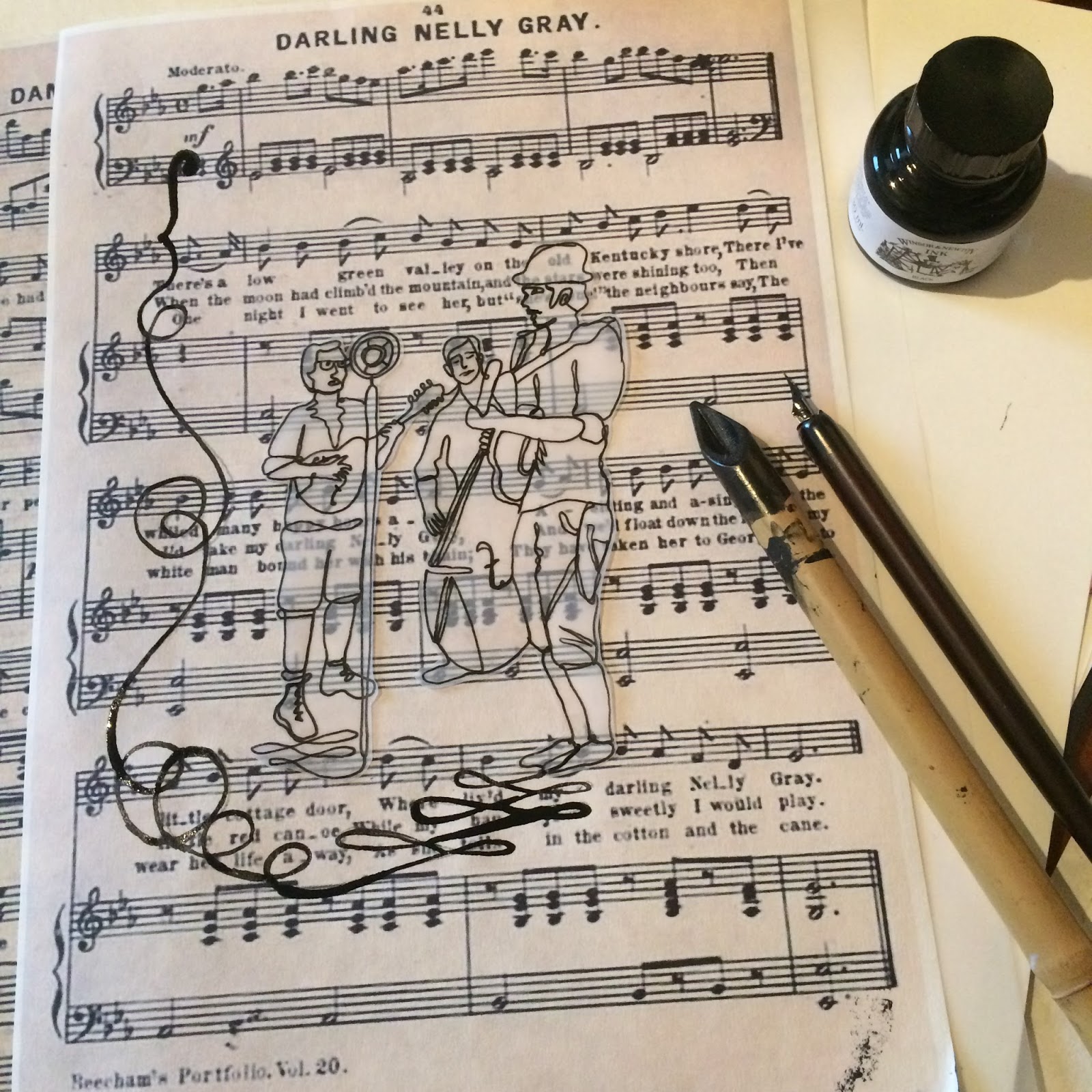 Helen Dearnley Illustration: Calligraphy Club Illustrations