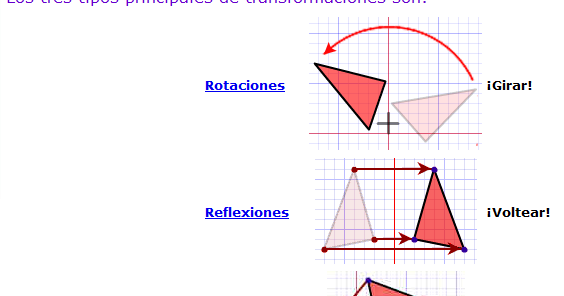 La clase de Wilson: Transformaciones Geométricas