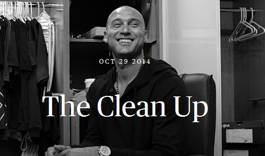 Bleeding Yankee Blue: DEREK JETER CLEANS OUT HIS LOCKER