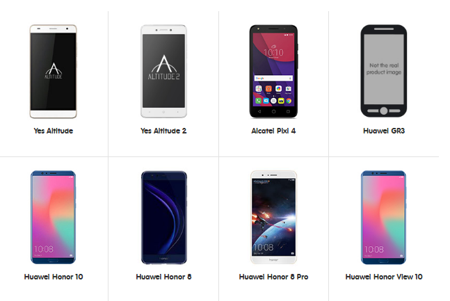 Jenis Telefon Yang Menyokong Sim Kad Yes 4G LTE