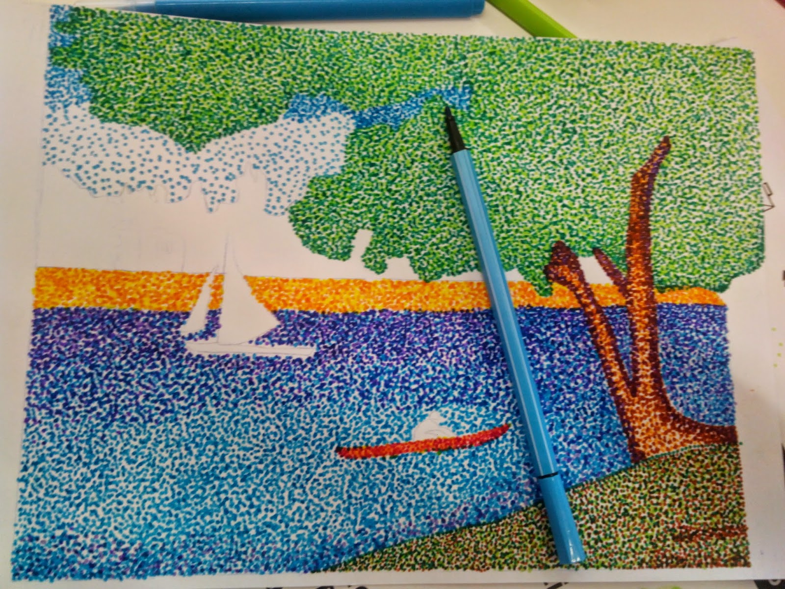 Mi rincón de las artes: EL PUNTILLISMO