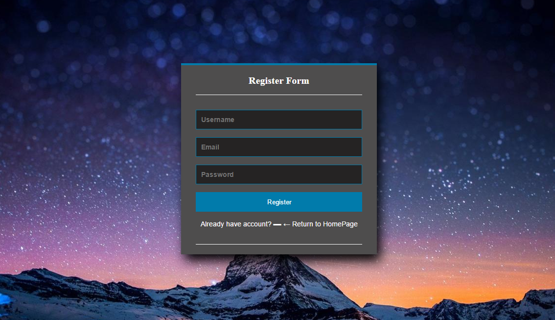 How to create a registration form [HTML/CSS] - darkcode