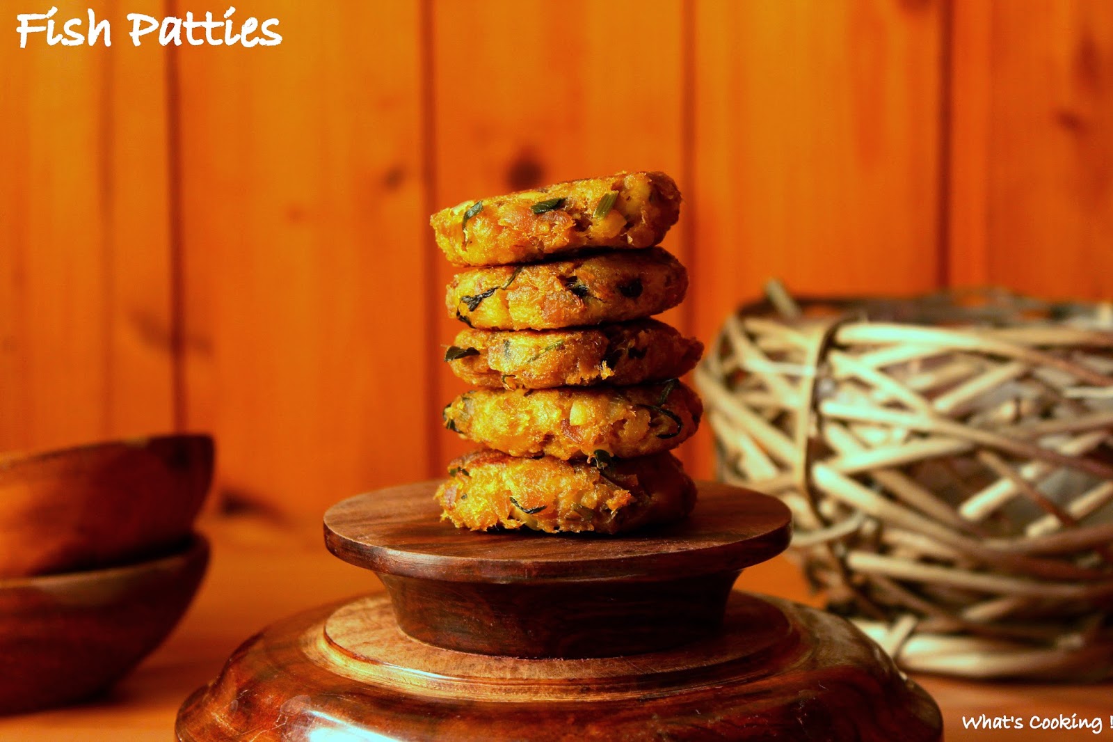 The Noisy Kitchen : Fish Patties - Meen Vadai