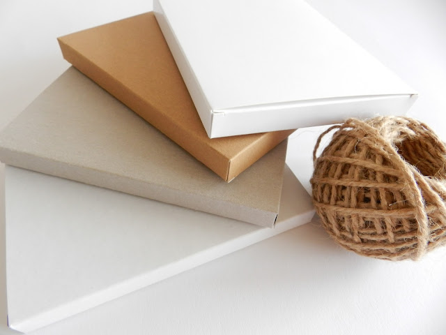Medium size THIN gift boxes; 4 types of cardstock | Funky Box Studio