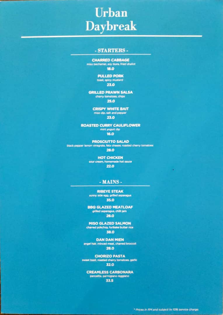 Best Restaurant To Eat - Malaysian Food Blog: URBAN DAYBREAK BANGSAR ...