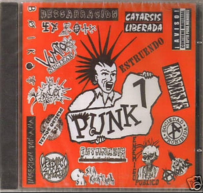 hardcore punk: PUNK 1 - Mexican Hardcore Punk Compilation CD