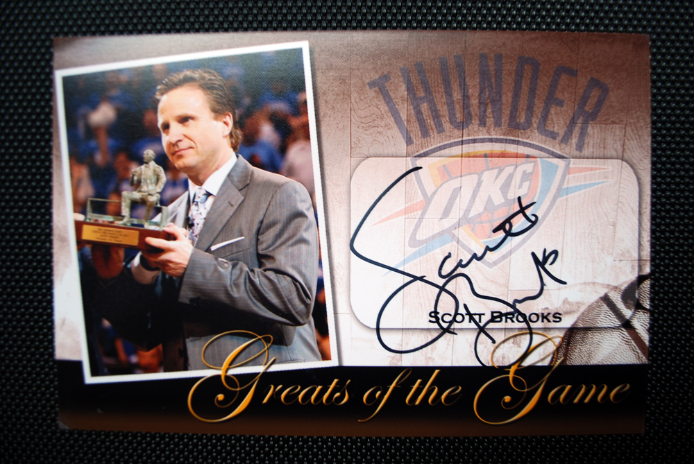Mark's TTM Autograph Collection: Scott Brooks