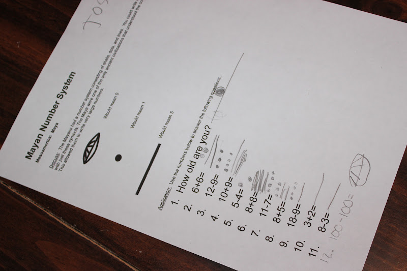 Learning With My Boys: Native Americans Day 2: Mesoamerica: Maya