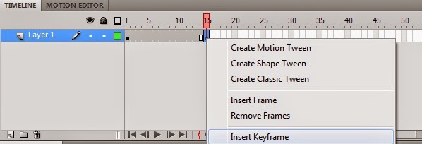 Kipa: Membuat Animasi Dasar Flash, Tween Clasic Tutorial