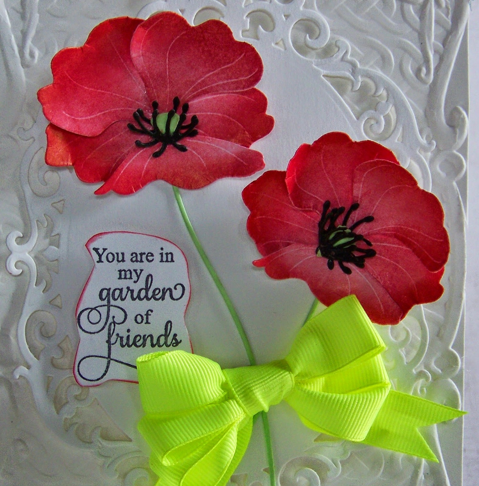 Classy Cards 'n Such: Garden Poppies