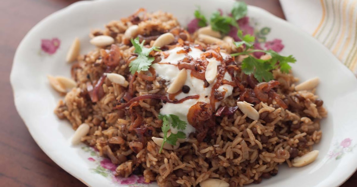 Lebanese Style Mujaddara Recipe | LEBANESE RECIPES