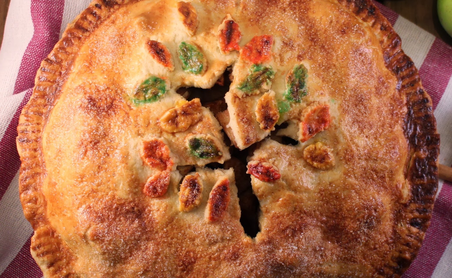 Fall apple pie - Cook the cake