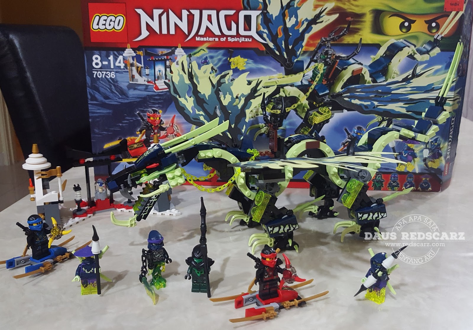 DAUS REDSCARZ: Attack of the Morro Dragon | Lego Ninjago Set