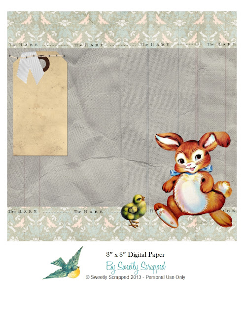 Sweetly Scrapped: Digital Frame/Template and Paper