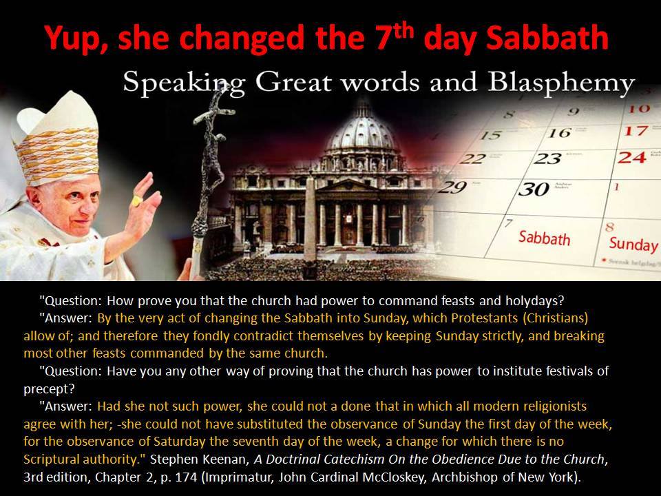 CROSS TALK MINISTRIES Watchman - Lawrence : SABBATH DAY ABOLISHED ...