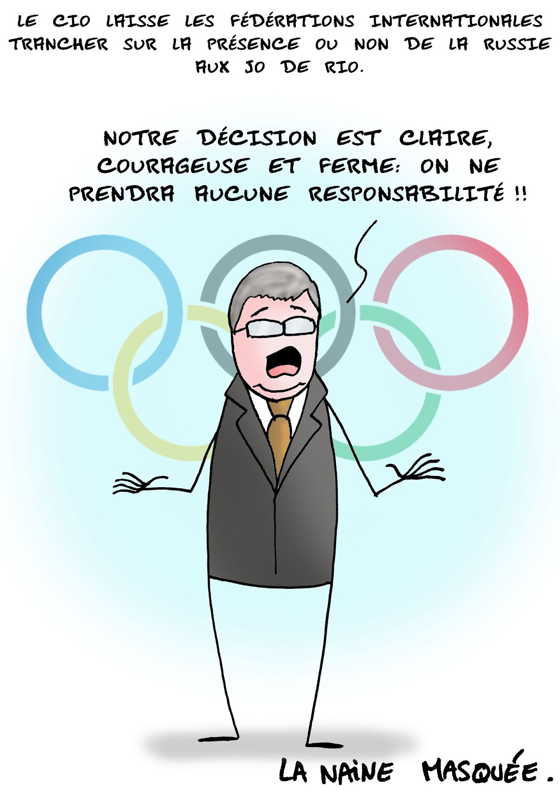le petit dessin du jour: Quel courage...
