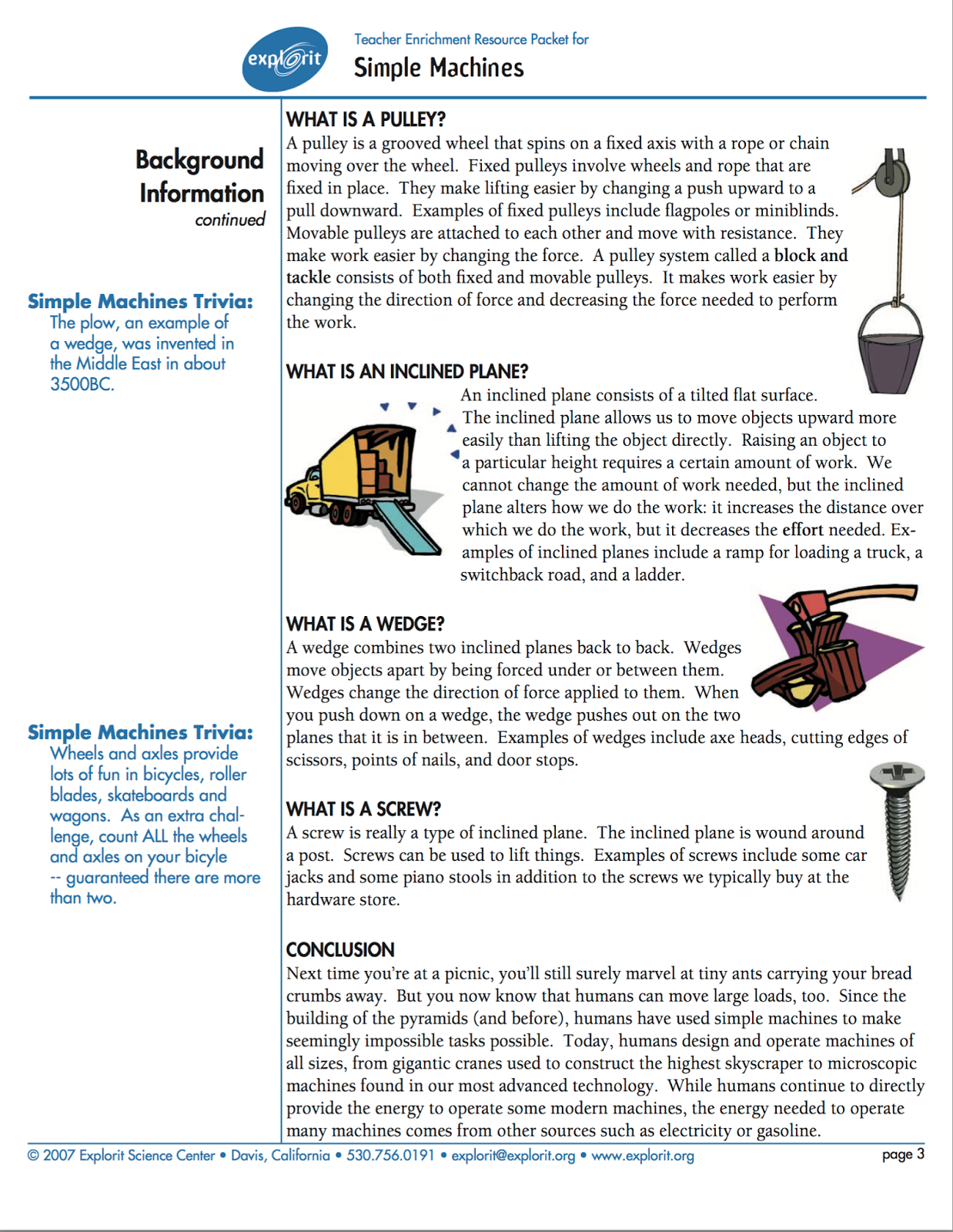Dragon's Den Curriculum: Making Simple Machines Simple