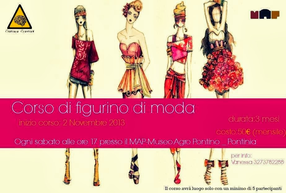 CANTIERE CREATIVO: CORSO FIGURINO DI MODA DAL 2 NOVEMBRE AL MAP