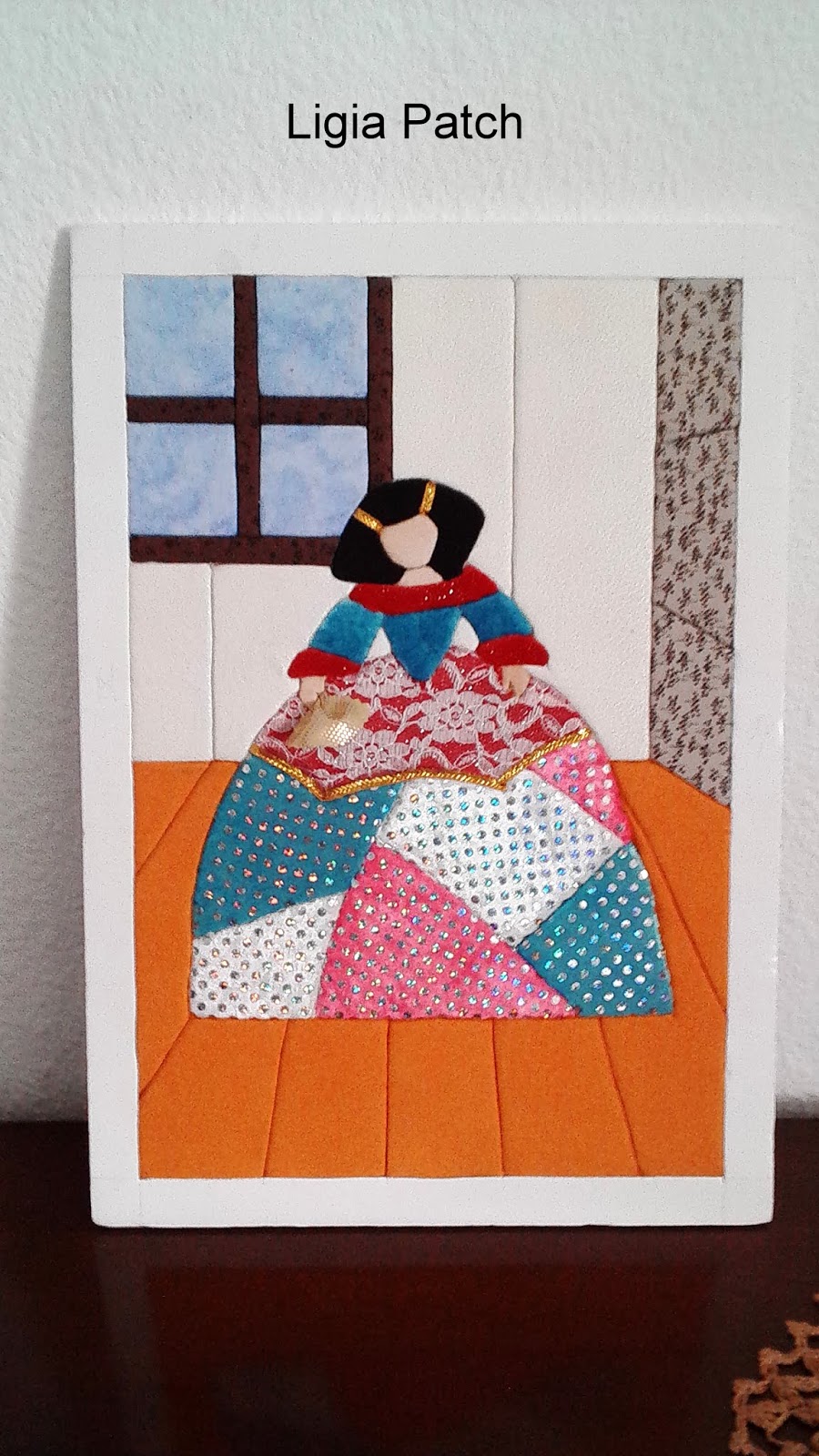 Ligia Patch: MENINA PATCHWORK SIN AGUJA