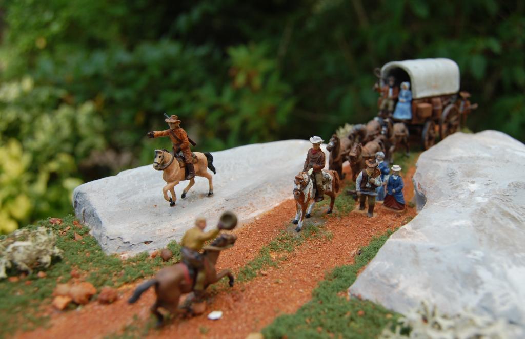 Toy Soldier Chest: Airfix WAGON TRAIN Wild West Gold Rush Far West