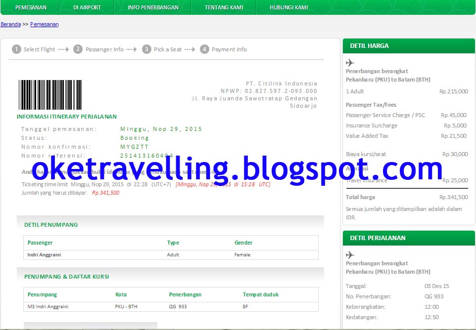 Arti BOOKING Tiket Pesawat | OkeTravelling