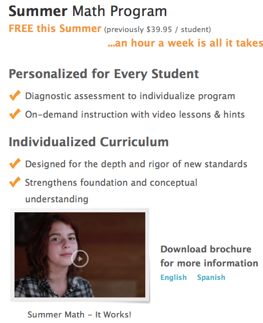 Free stuffs & Sweepstakes!!: Claim a Free TenMarks Summer Math Program!