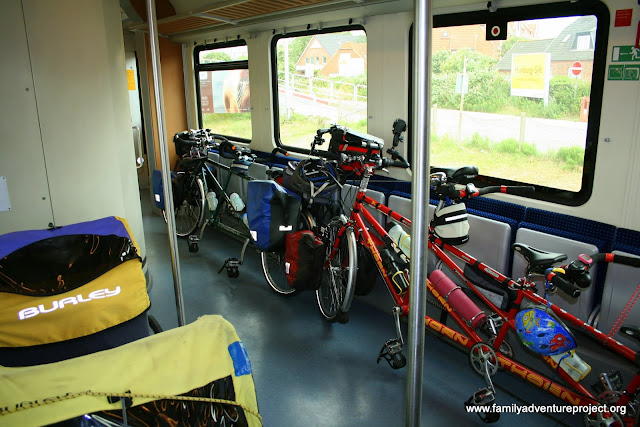 Having Triplets On A Train - Taking Bikes on Trains