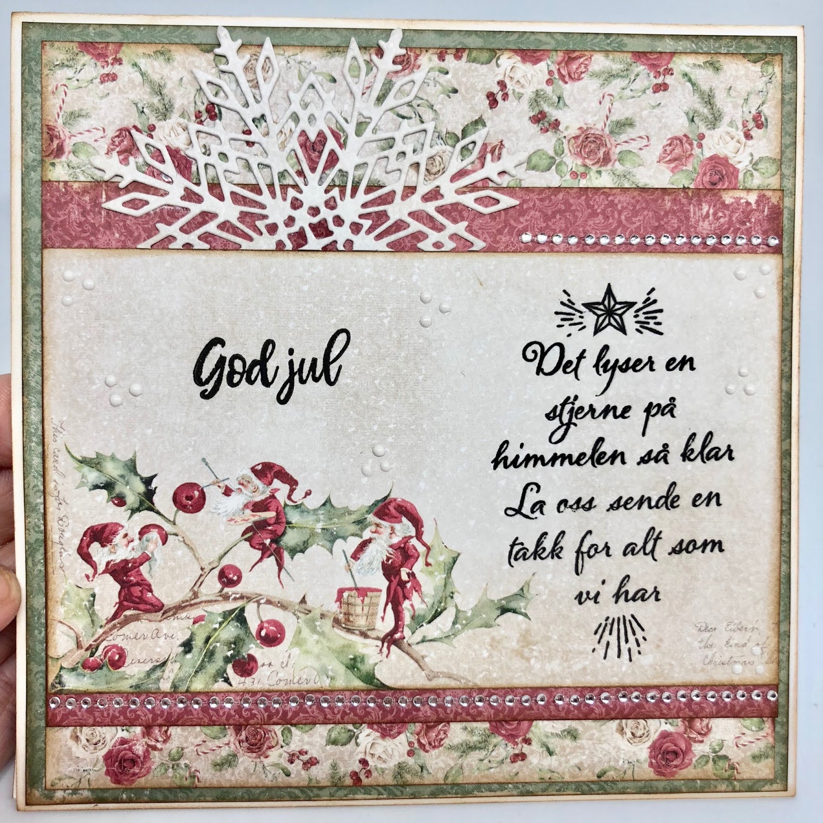 Julekort med den nye Maja Ark serien - HOBBYKUNST