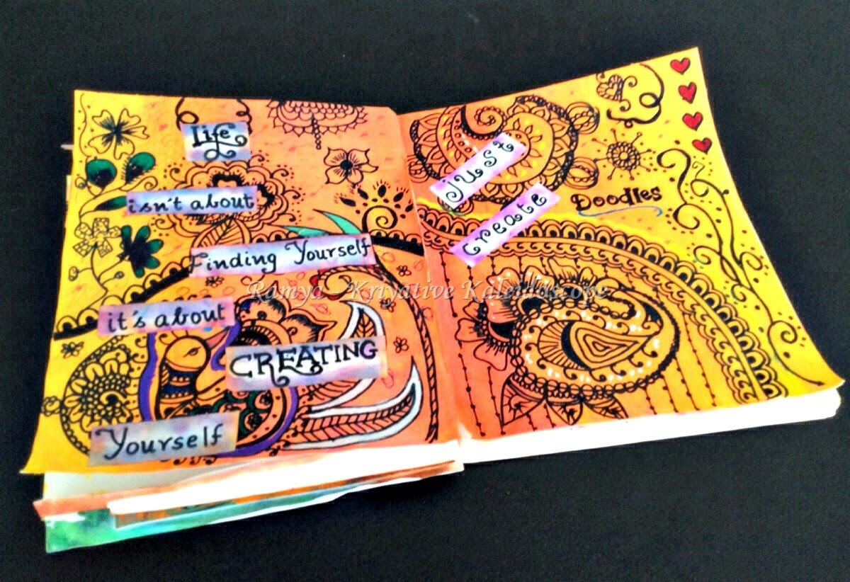 DOODLE ART JOURNAL - KRIYA-TIVE KALEIDOSCOPE