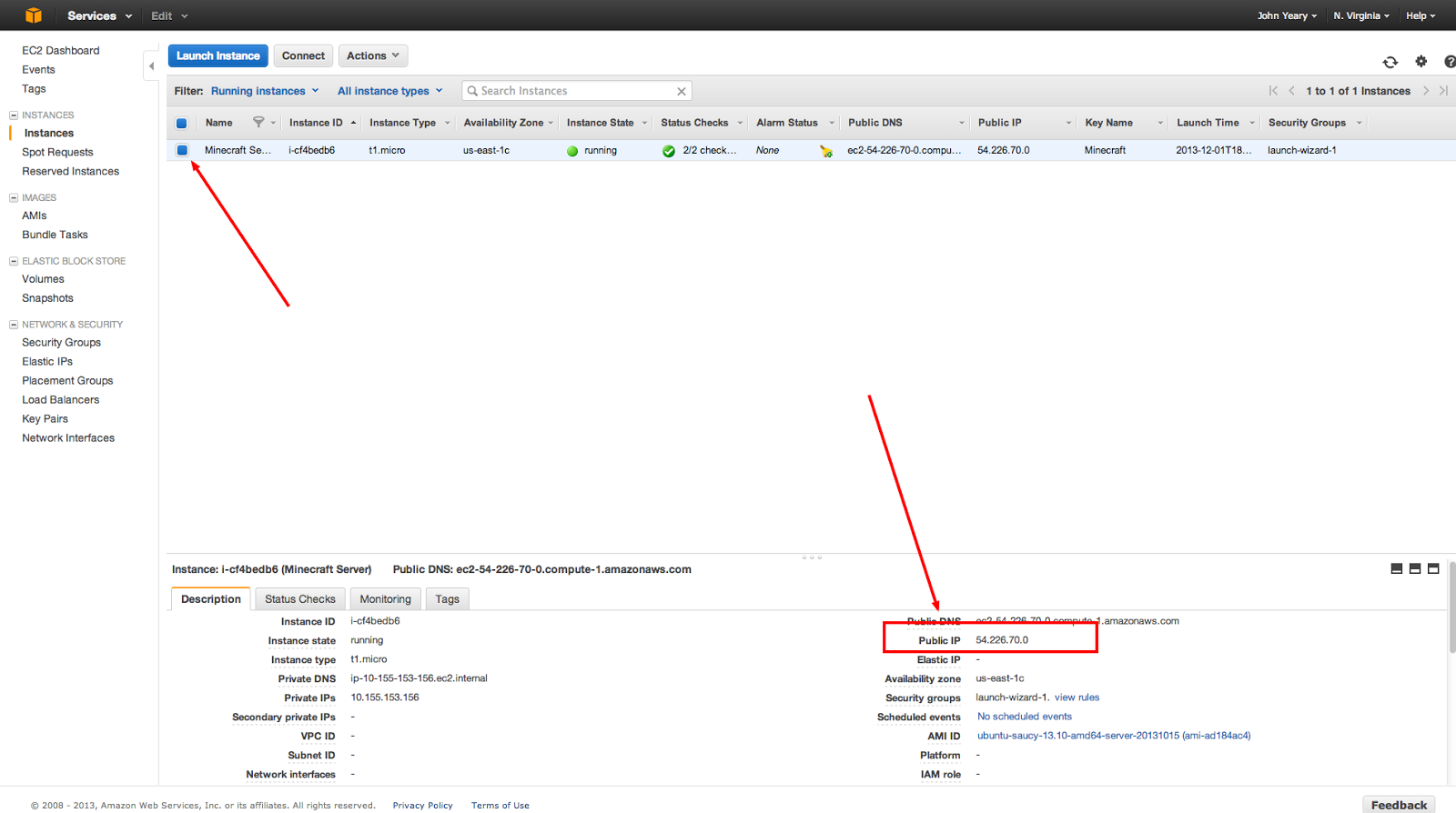 Minecraft Server on Amazon Elastic Compute Cloud (EC2)