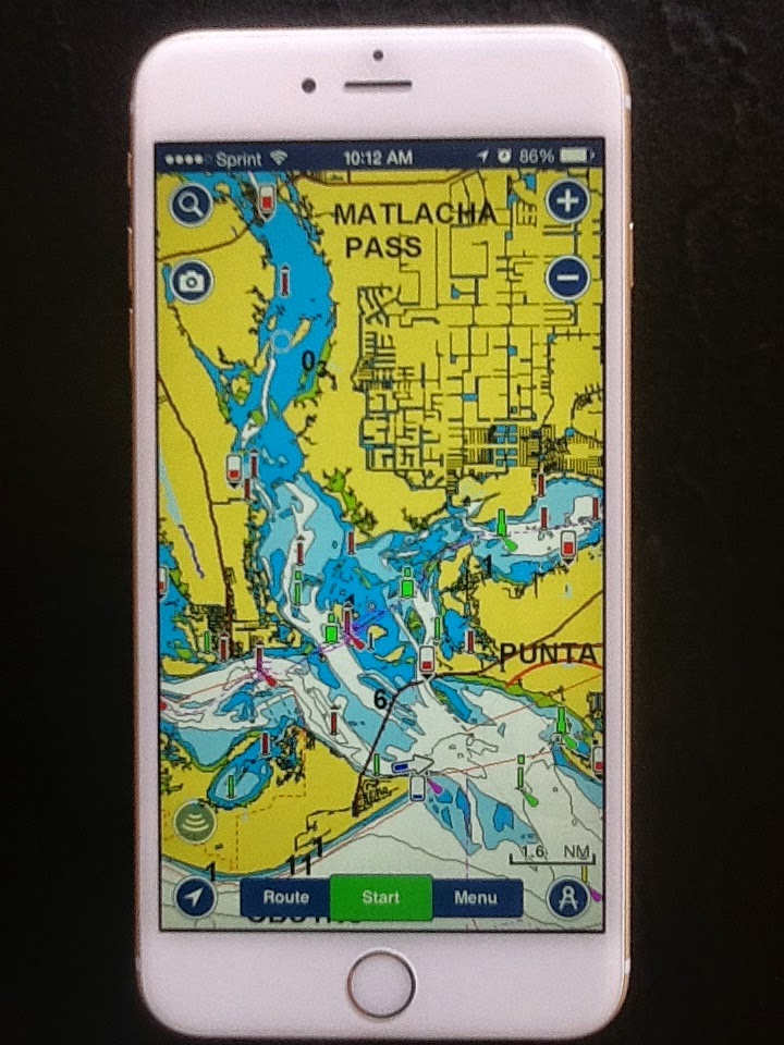 i-Marine Apps: iPhone 6 Plus - Awesome Marine App Display