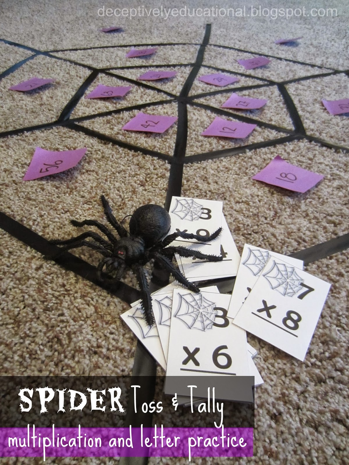 Relentlessly Fun, Deceptively Educational: Spider Toss and Tally ...