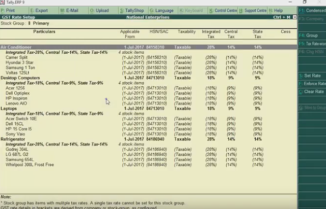 GST in Tally.ERP 9 Release 6 | Accounting Education