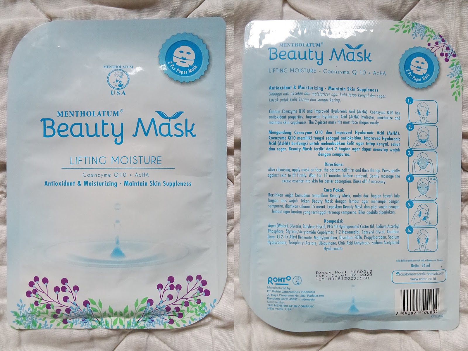Vindy Alyssa: [Review] Rohto Mentholatum Beauty Mask