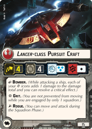 Cannot Get Your Ship Out: the speed zero maneuver: Lancer Pursuit Craft