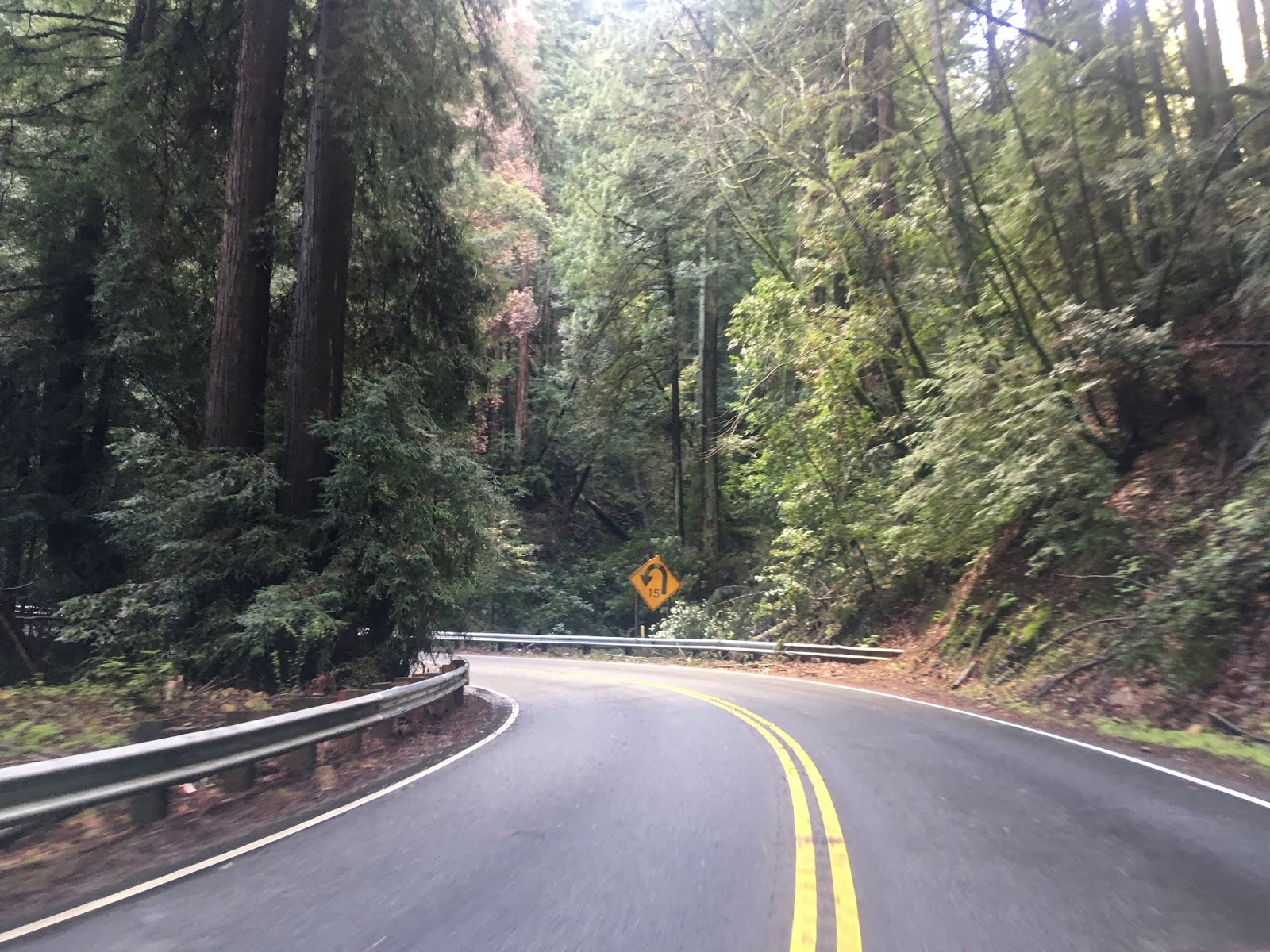 California State Route 84 over the Santa Cruz Mountains from I-280 west ...