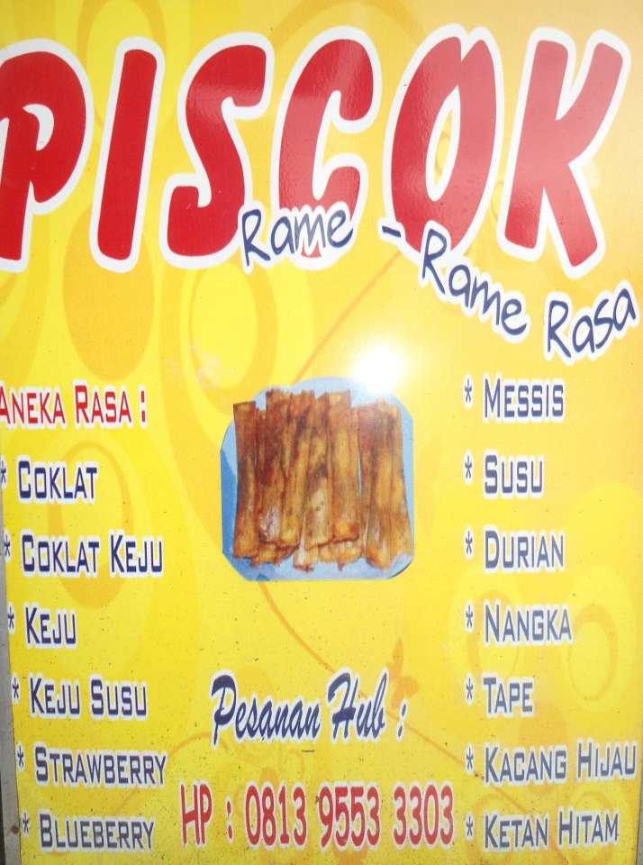 Pisang Coklat: PISCOK