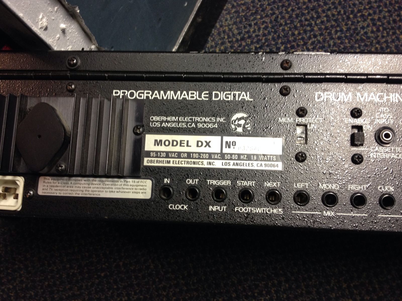 MATRIXSYNTH: Vintage Oberheim DX Stretch Drum Machine