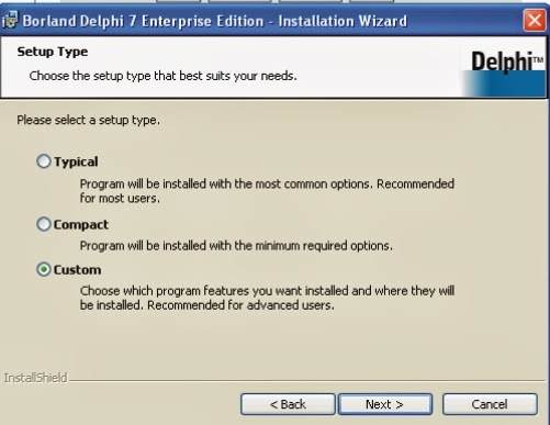 VISUAL DELPHI: Instalasi Aplikasi Delphi