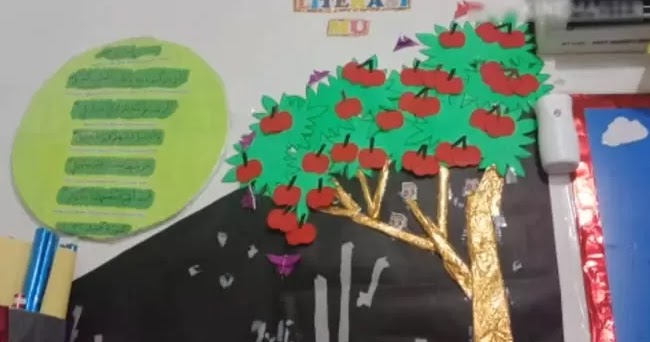 17+ Contoh Pohon Literasi Untuk Anak SD, Untuk Mempercantik Ruangan