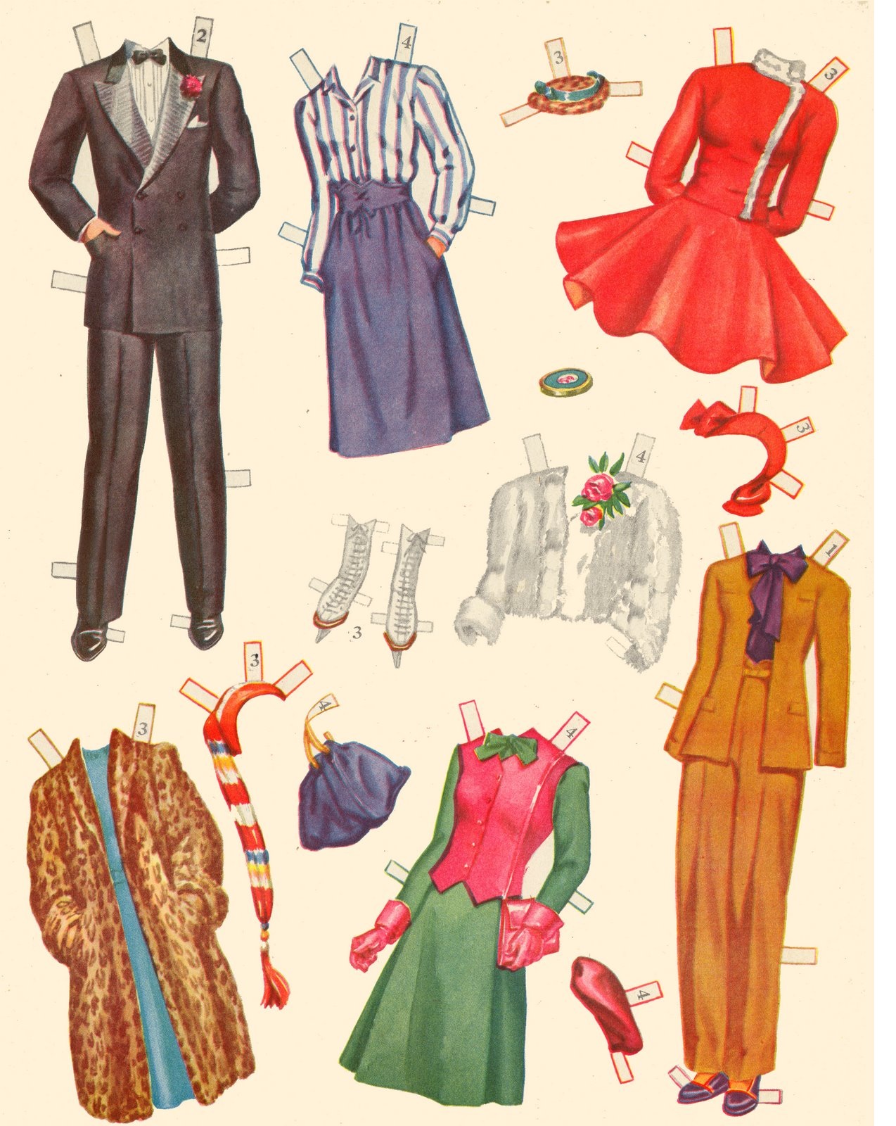 Kathleen Taylors Dakota Dreams Thursday Tab Saalfield Paper Dolls