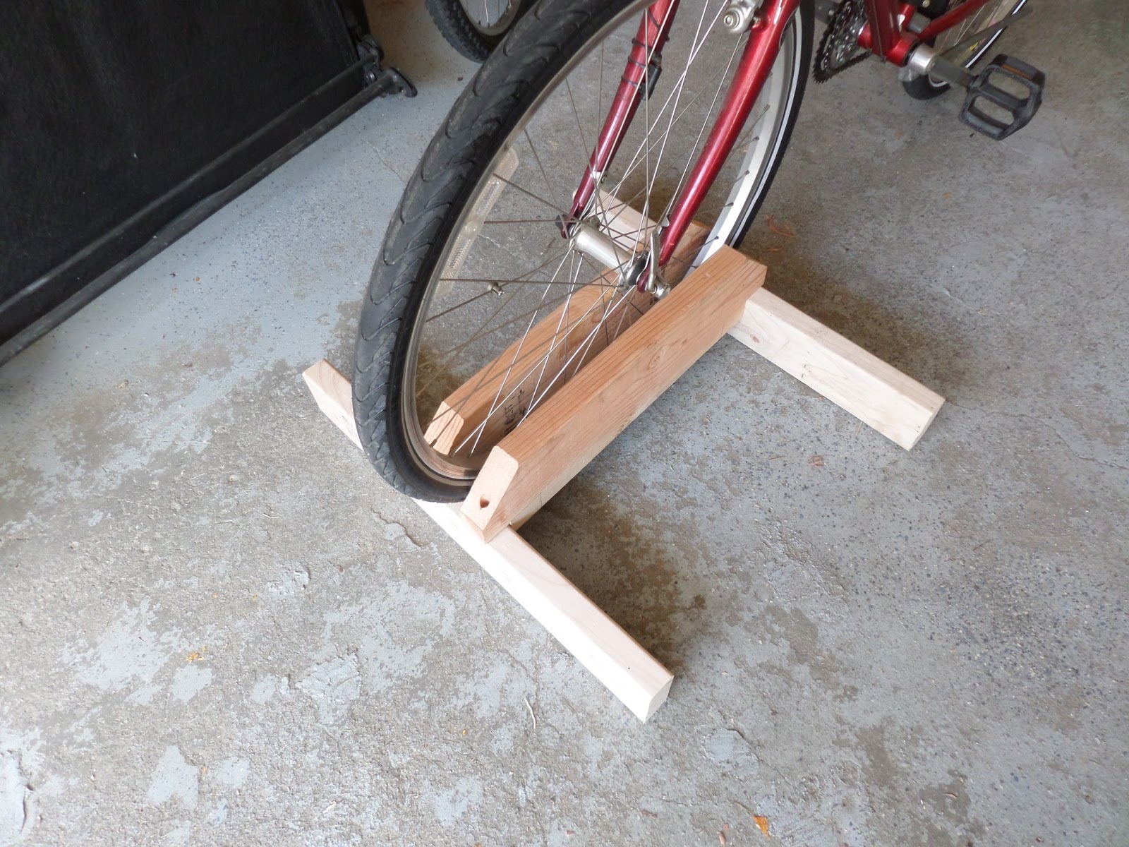Selkie Wood Works: 2x4, 2x6 bicycle rack