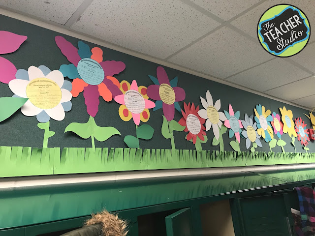 Spring Bulletin Board Project: A Spring Book Report - The Teacher Studio